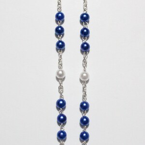 St. Joseph Chaplet Blue Plastic Beads on Chain Saint Joseph Rosary ...