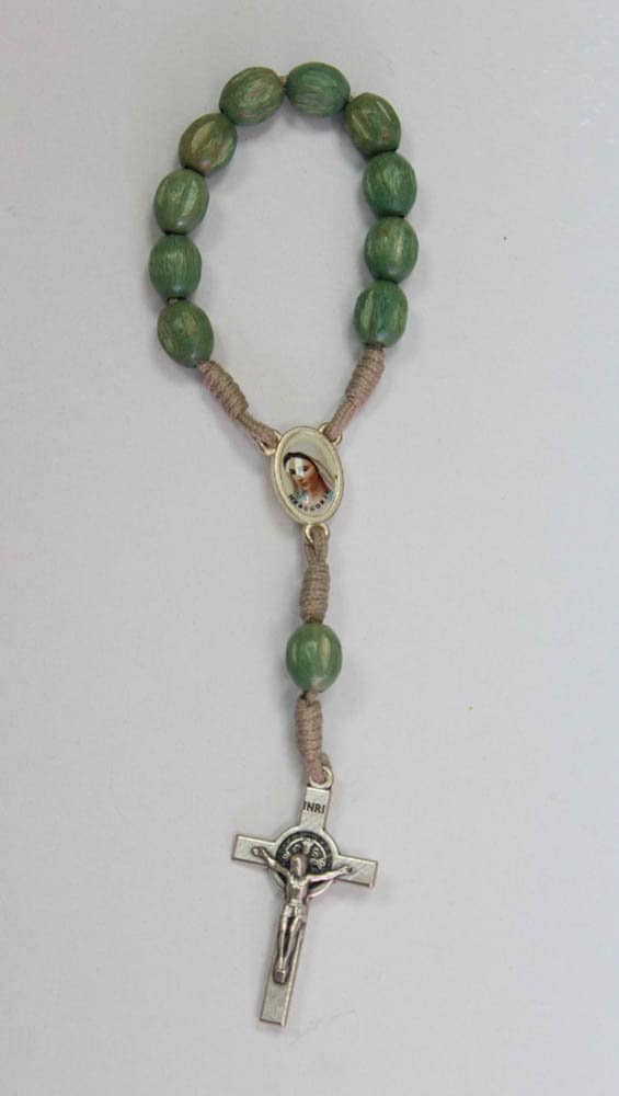 One Decade Rosary Wood Beads One Decade Rosary One Decade | Etsy