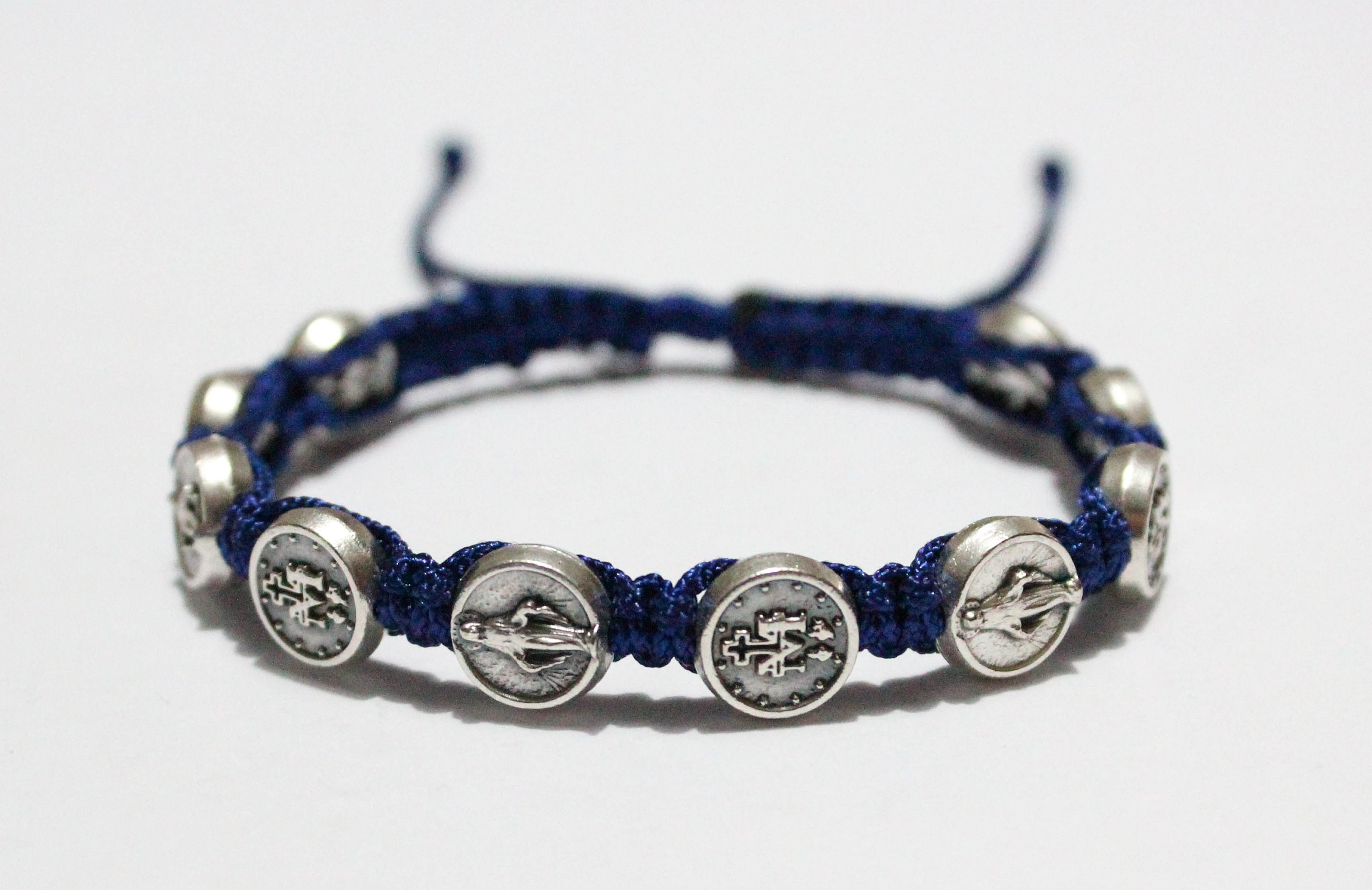 The Miraculous Medal Bracelet Cord Medal of the Immaculate - Etsy