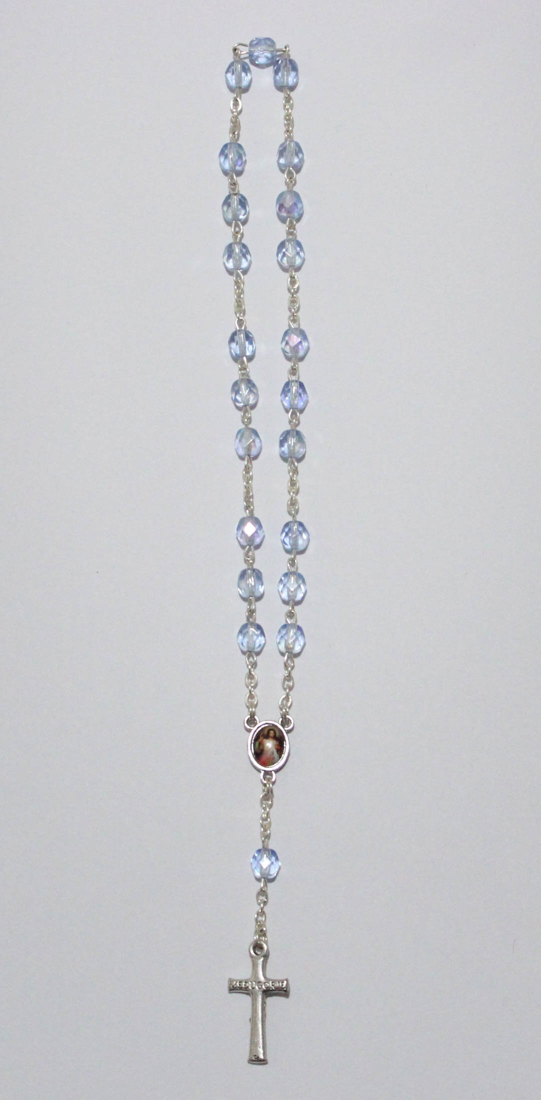 Medjugorje Peace Rosary Crystal Glass Beads Chaplet of Peace | Etsy