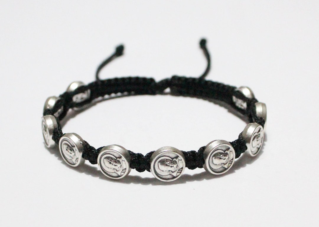 Padre Pio Bracelet, Saint Padre Pio, Saint Pio of Pietrelcina, Handmade ...