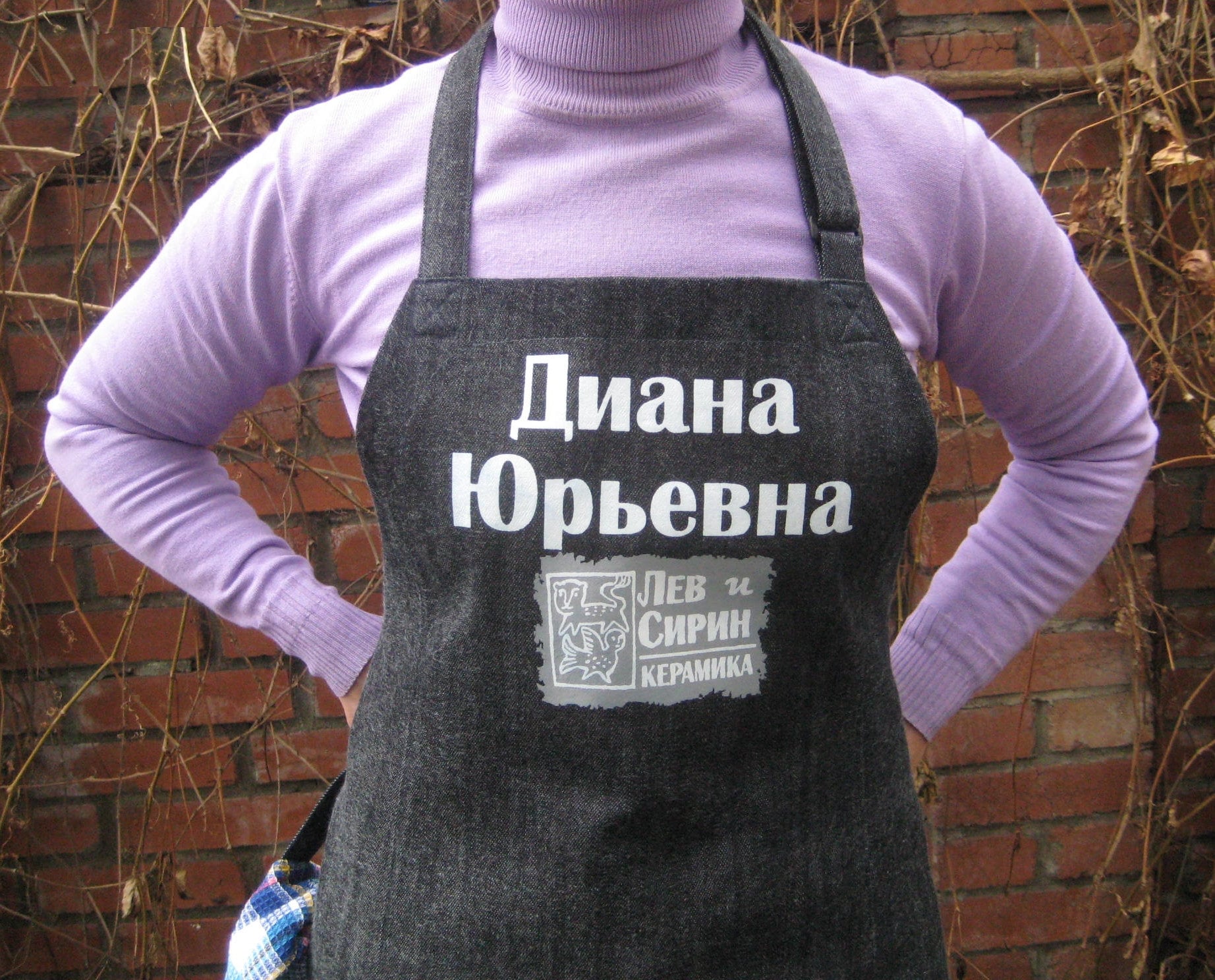 Customized Apron Logo. Individual Business Logo on the Apron. | Etsy