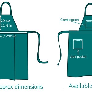 Gardener smock. Ready to ship pottery apron. Split leg apron | Etsy