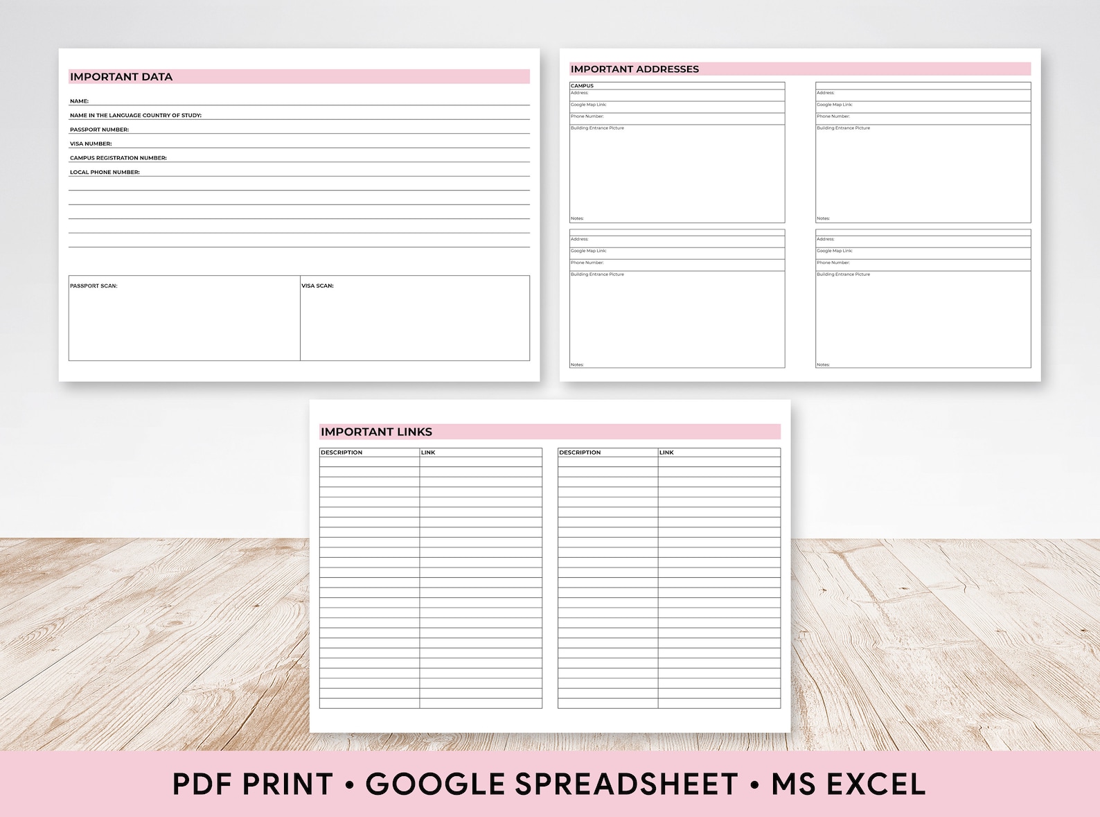 Study Abroad Planner, Student Travel Planner, Student Expense Tracker ...