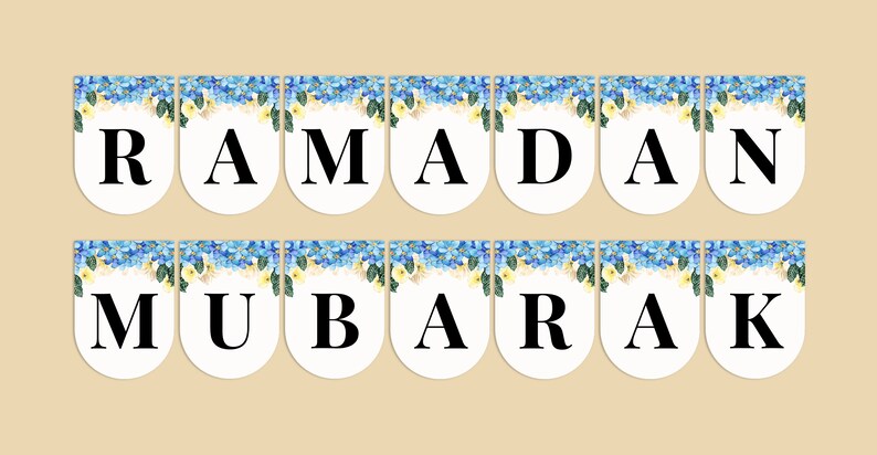 Ramadan Decorations, Ramadan Bunting, Ramadan DIY Decorations, DIY ...