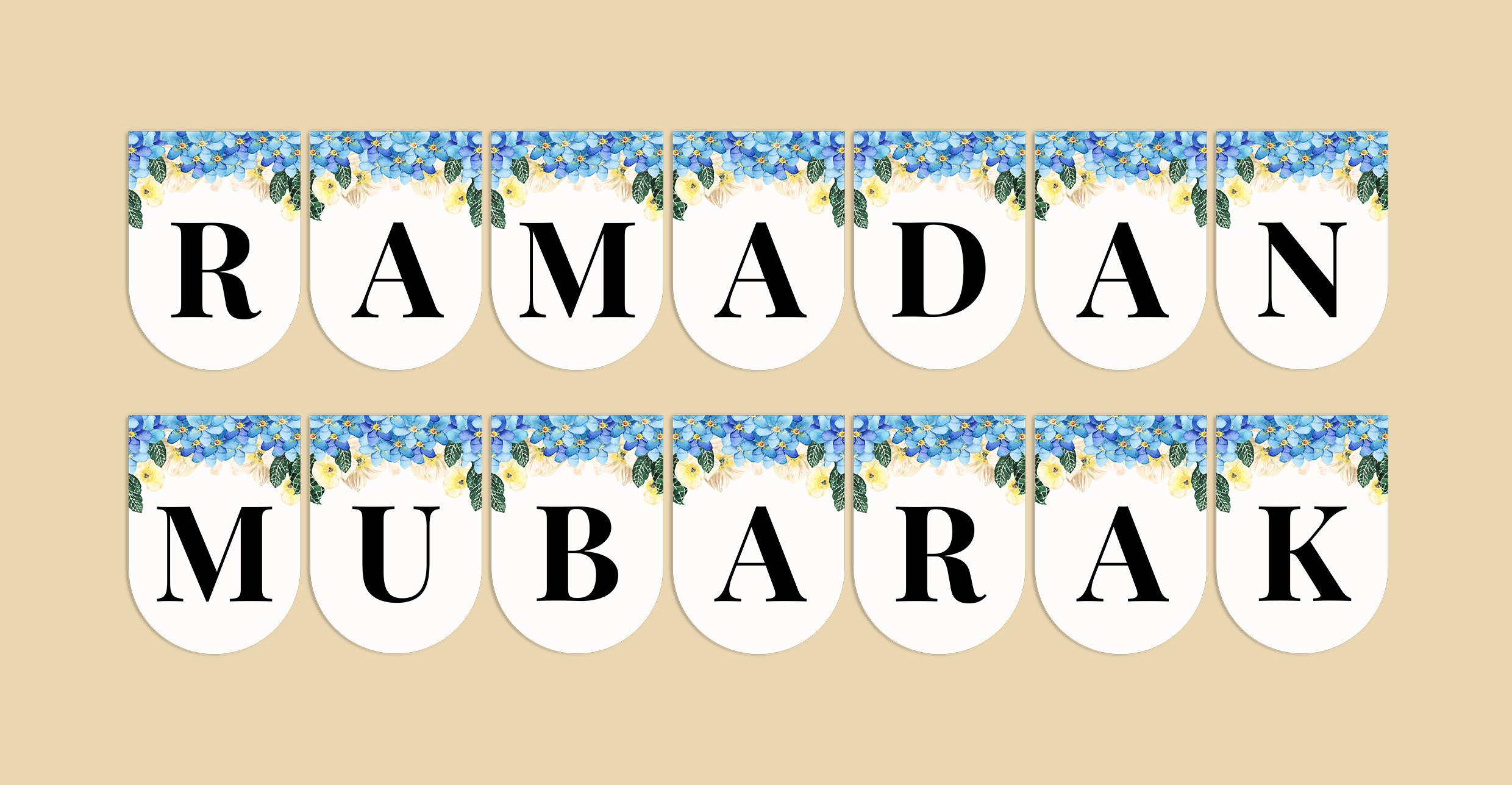 Ramadan Decorations, Ramadan Bunting, Ramadan DIY Decorations, DIY ...