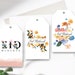 3 Floral Eid Mubarak Gift Tag Printables Pack, Eid Mubarak Print, Eid ...