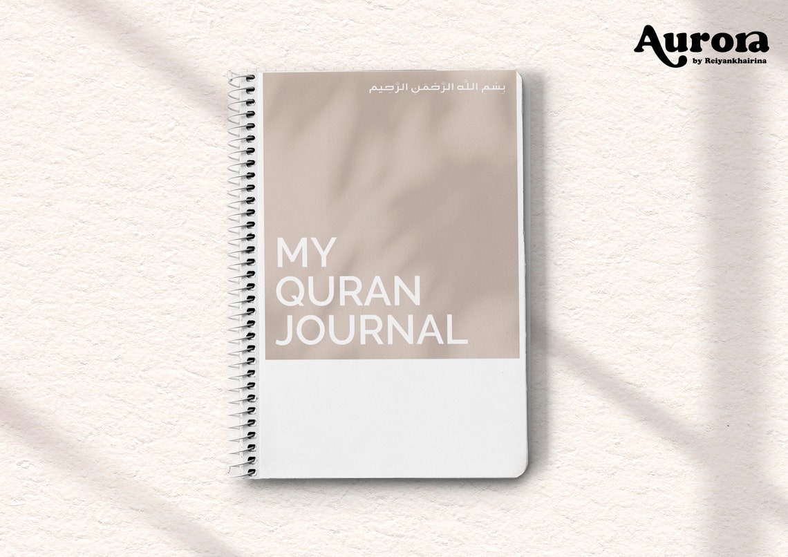 Simple Quran Journal Printables Quran Notebook Quran - Etsy