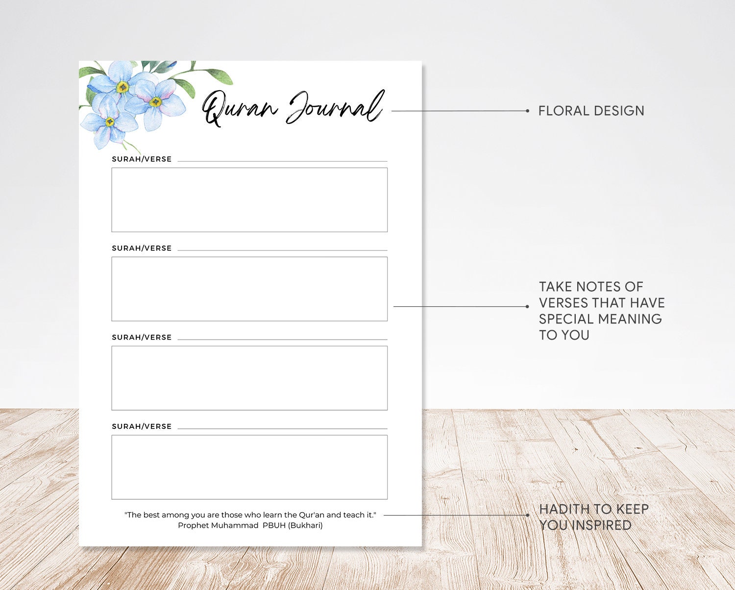 Quran Journal Quran Tracker Muslim Printable Muslim Planner - Etsy ...