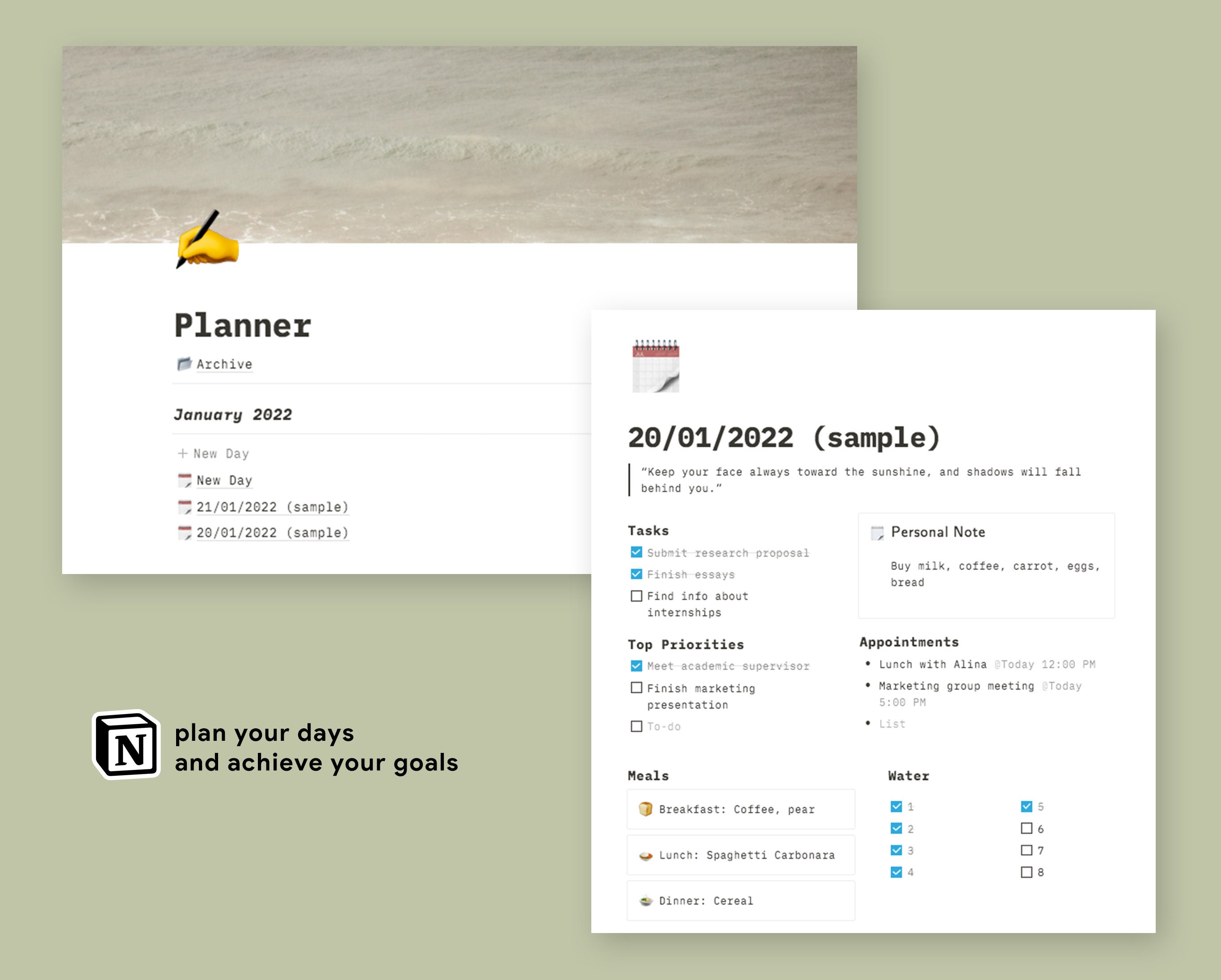 Essential Student Digital Planner, Notion Planner, Simple Planner ...