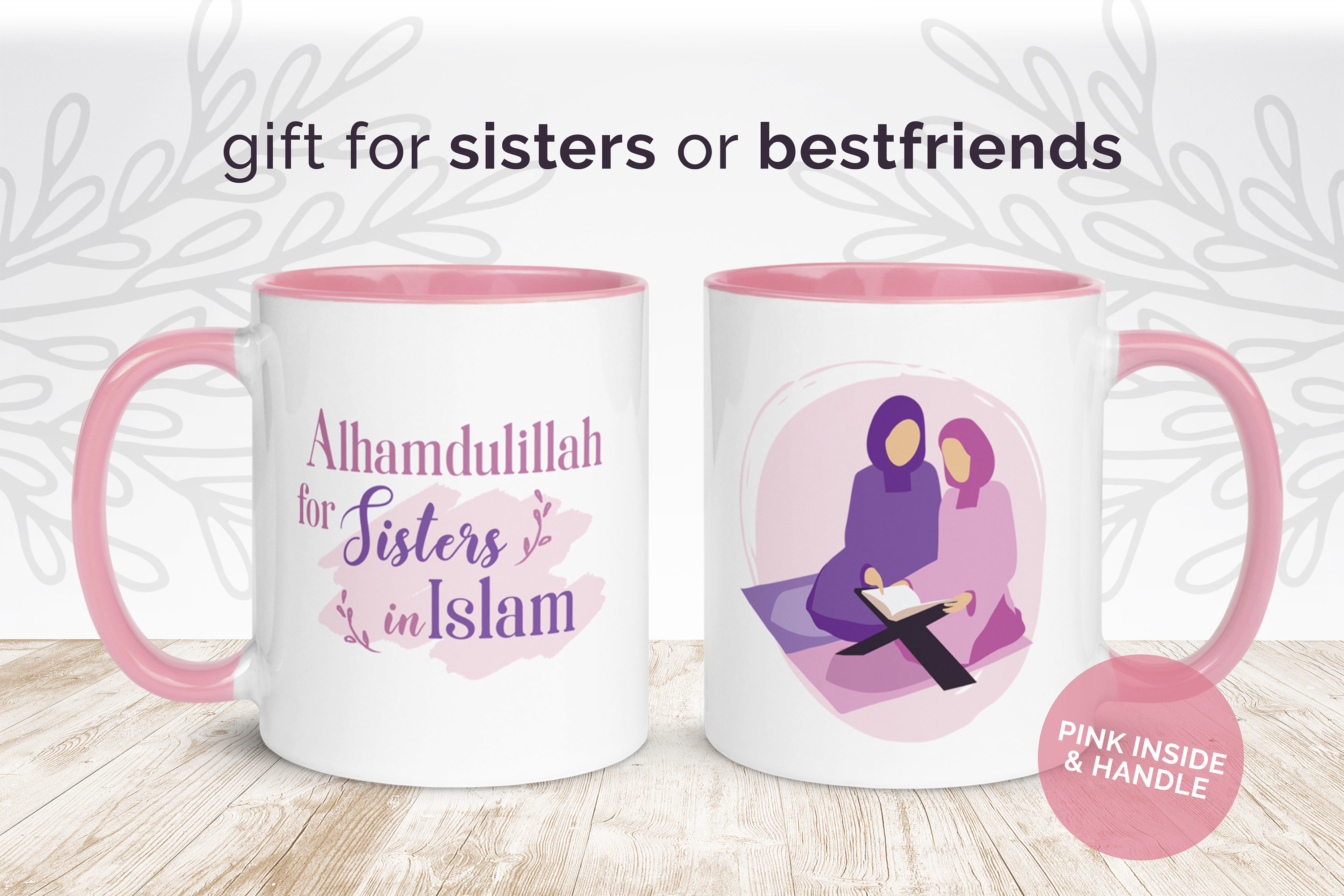 Muslim Sisters Mug, Islamic Sisters Gift, Muslim Gift, Islamic Gift ...