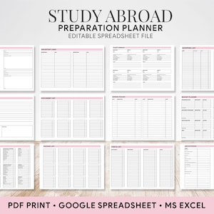 Study Abroad Planner, Student Travel Planner, Student Expense Tracker ...