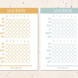 Muslim Prayer Tracker Digital + Bonus Quran Journal, PDF File, Salah ...