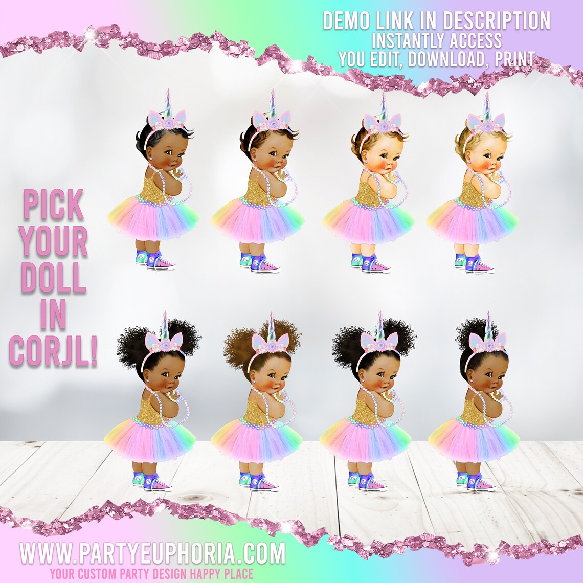 Unicorn Princess Birthday Unicorn Princess Juice Label | Etsy