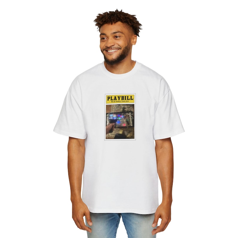Mk.gee Playbill World Tour 2024 T-shirt Merch Unisex Heavyweight ...