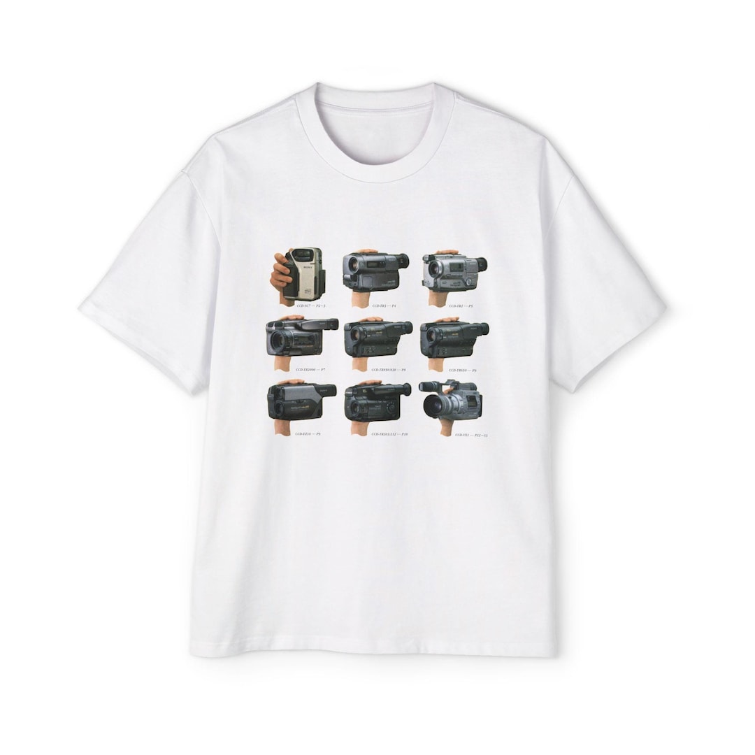 Sony Handycam T-shirt VHS Camcorder Retro Camera Streetwear Tee ...