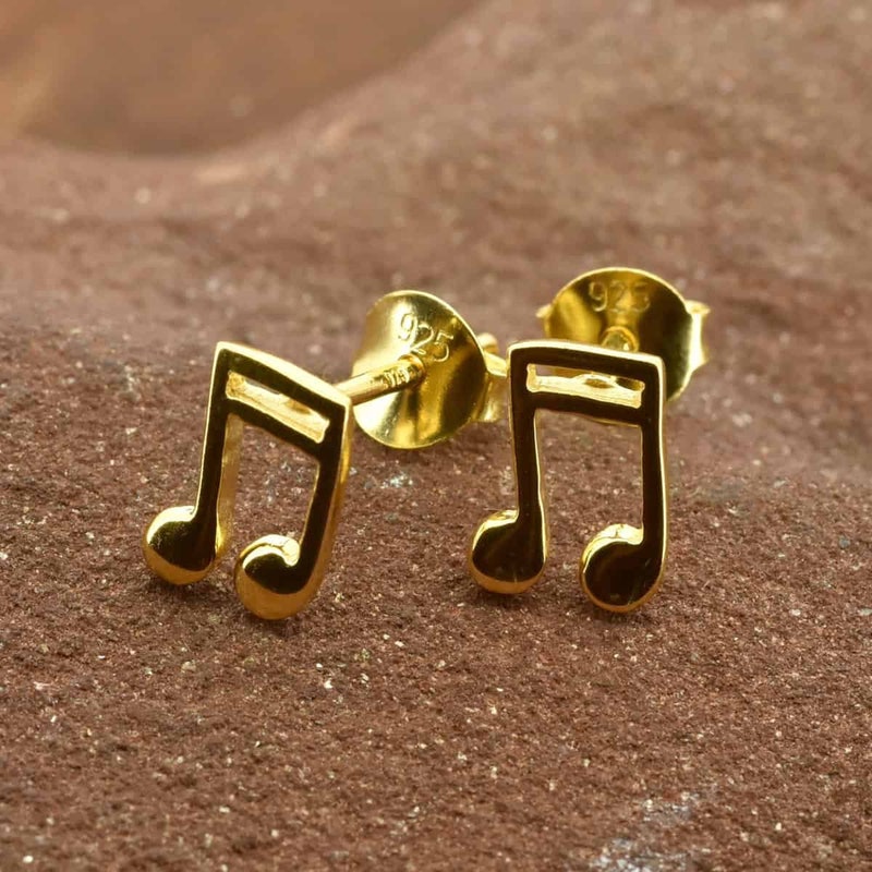 Gold Music Note - Etsy