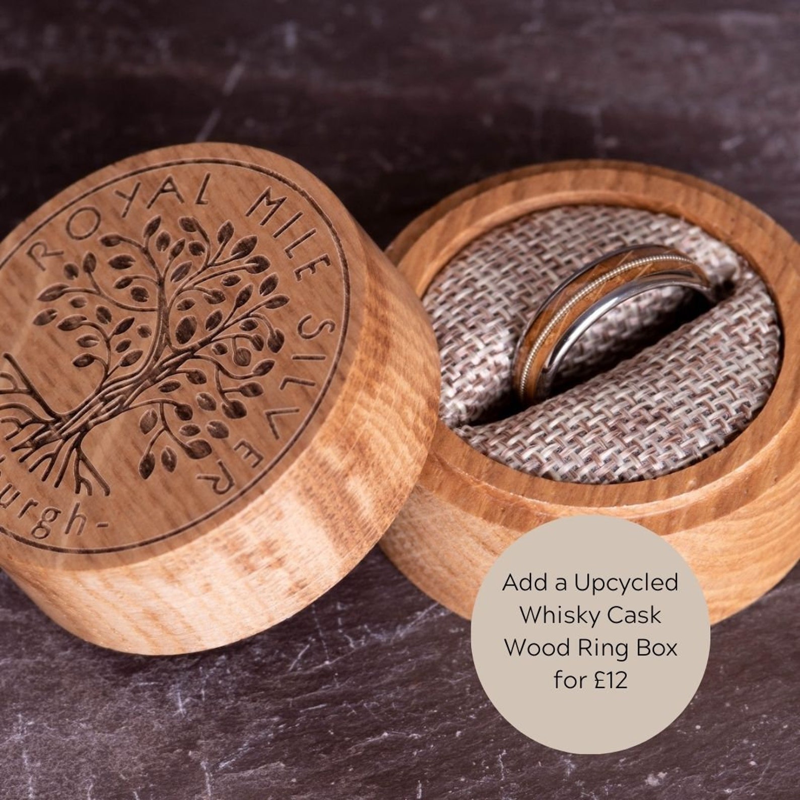 Guitar String & Whisky Barrel Wood Tungsten Ring 6mm Wide - Etsy