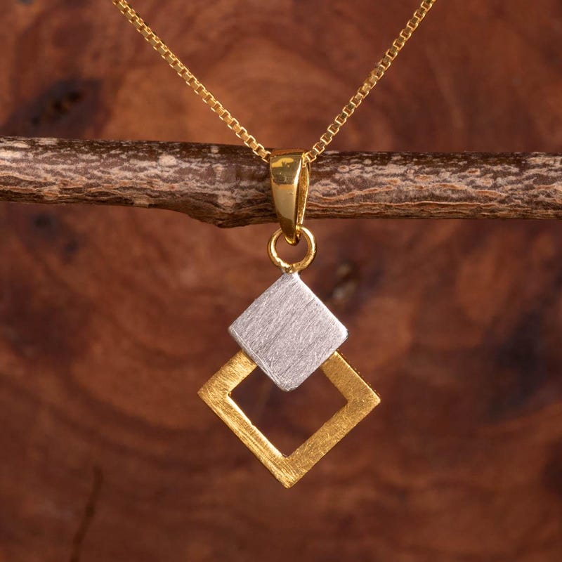 Geometric Pendant - Etsy