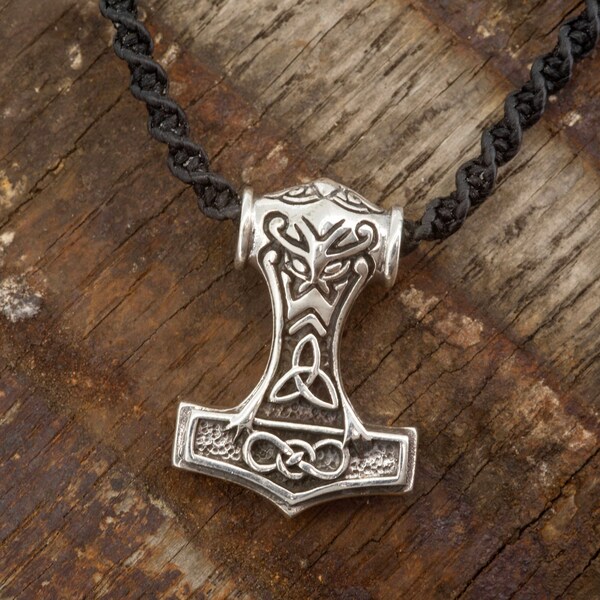 Sterling Silver Thor's Hammer Pendant - Etsy