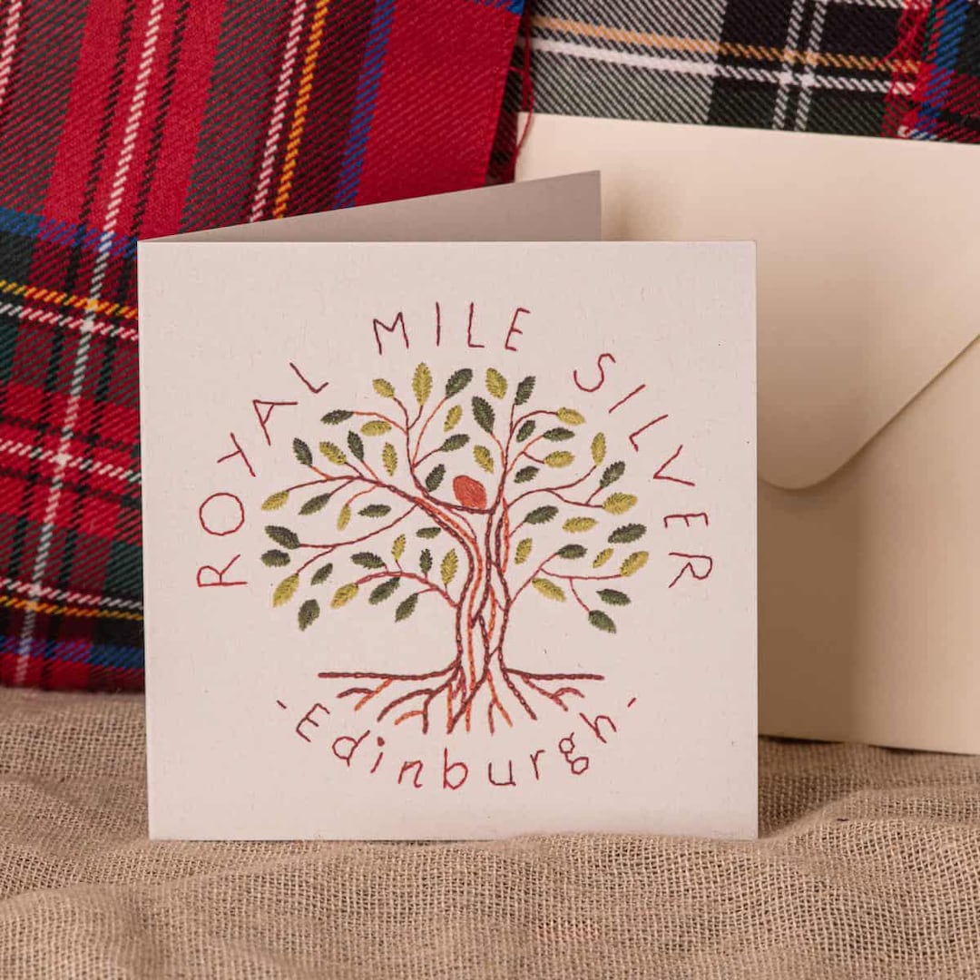 Custom Handwritten Greetings Card From Royal Mile Silver - Etsy