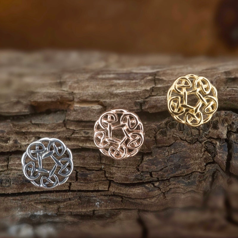 Sterling Celtic Studs - Etsy UK