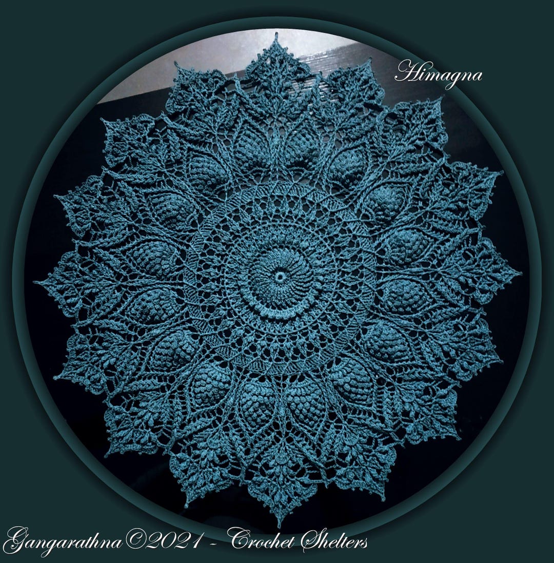 Himagna - PATTERN for a Textured Doily - Etsy