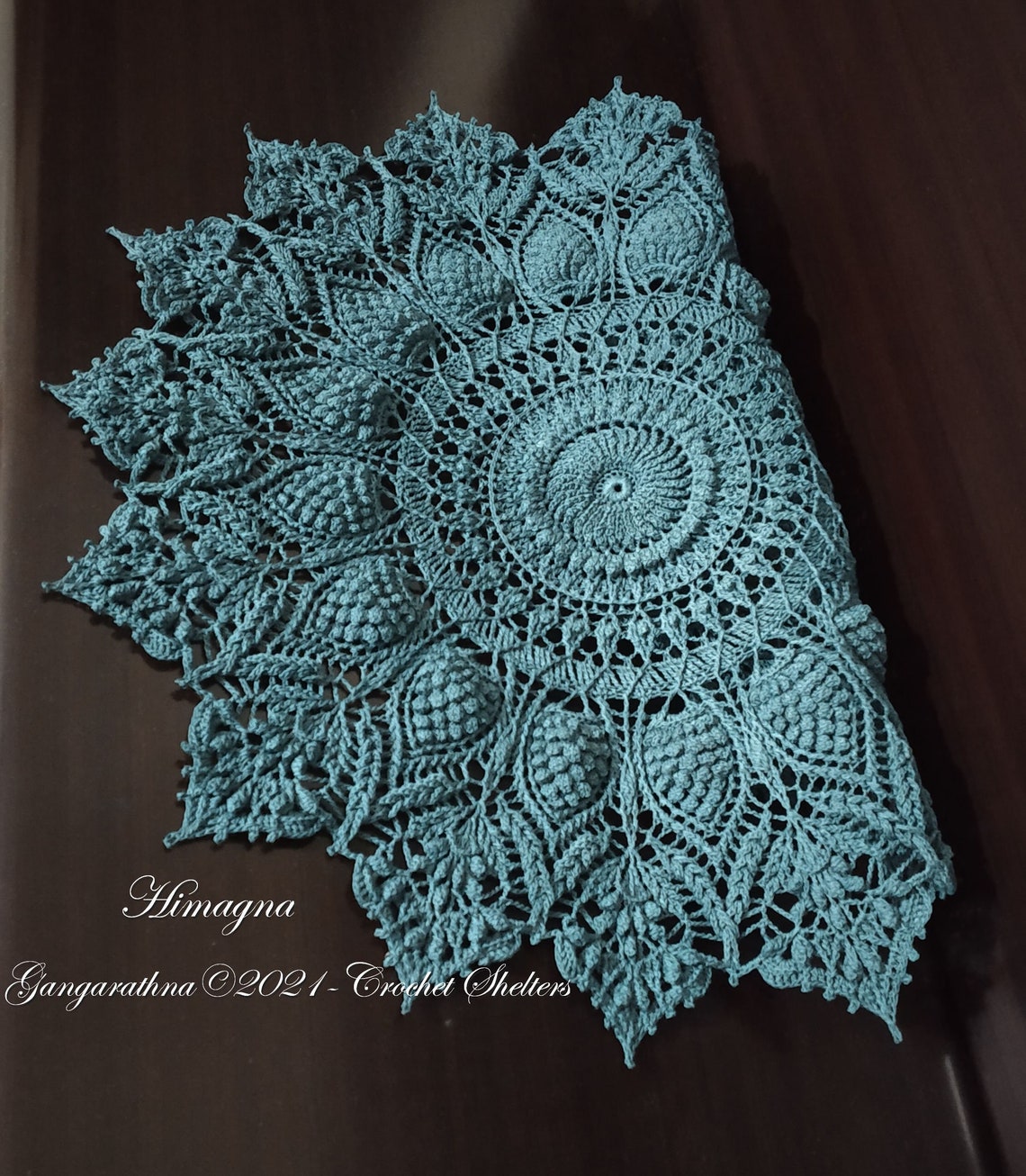 Himagna - PATTERN for a Textured Doily - Etsy