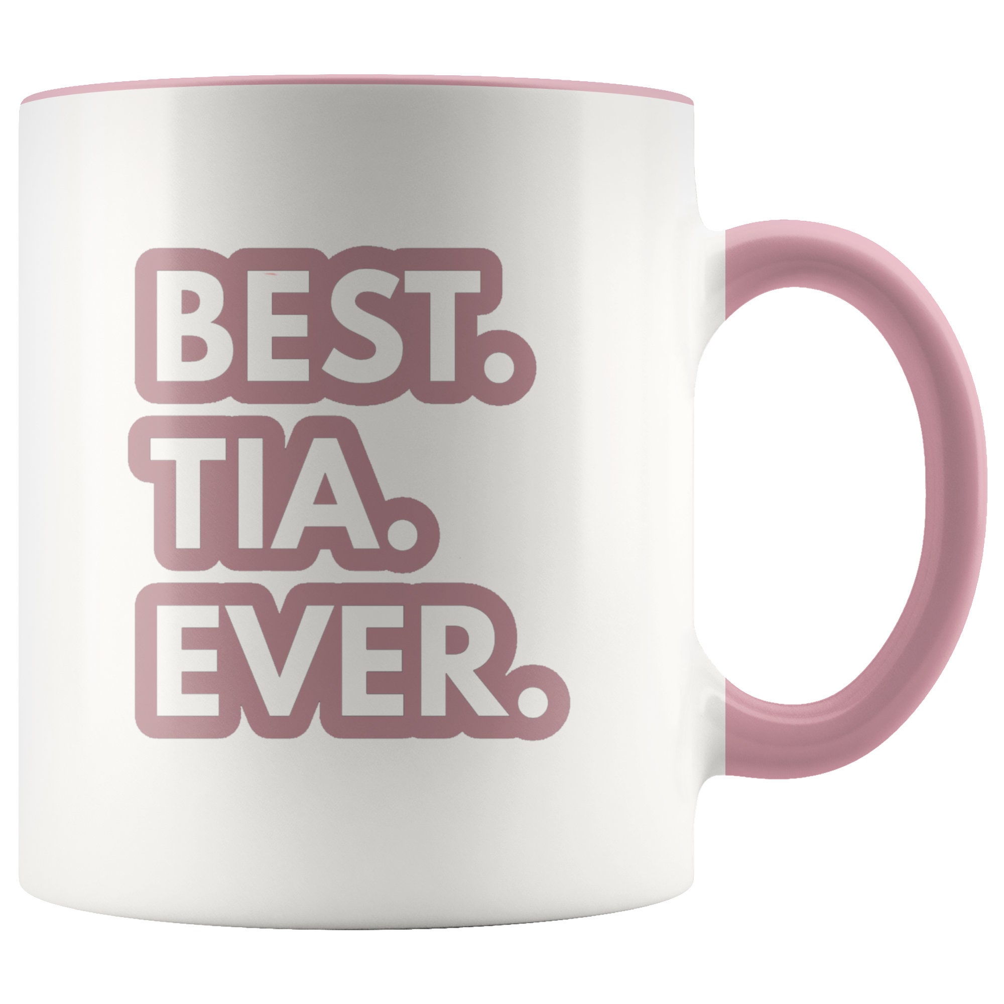 T For Tia Best Tia Coffee Mug La Mejor Tia Taza Para Etsy