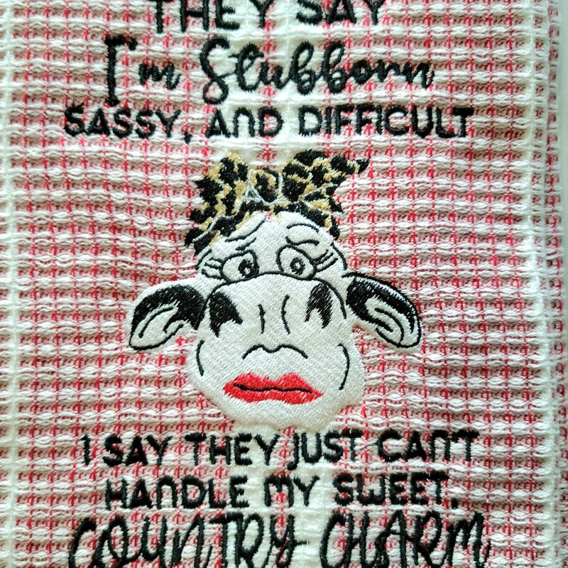 Sweet and Sassy Embroidery Design - Etsy