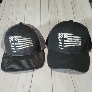 Tattered Flag and Cross Design for Hats, Logos, Patriotic, Veterans ...
