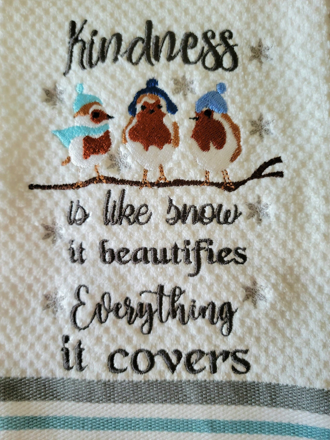 Kindness is Like Snow It Beautifies Everything It Covers, Birds ...