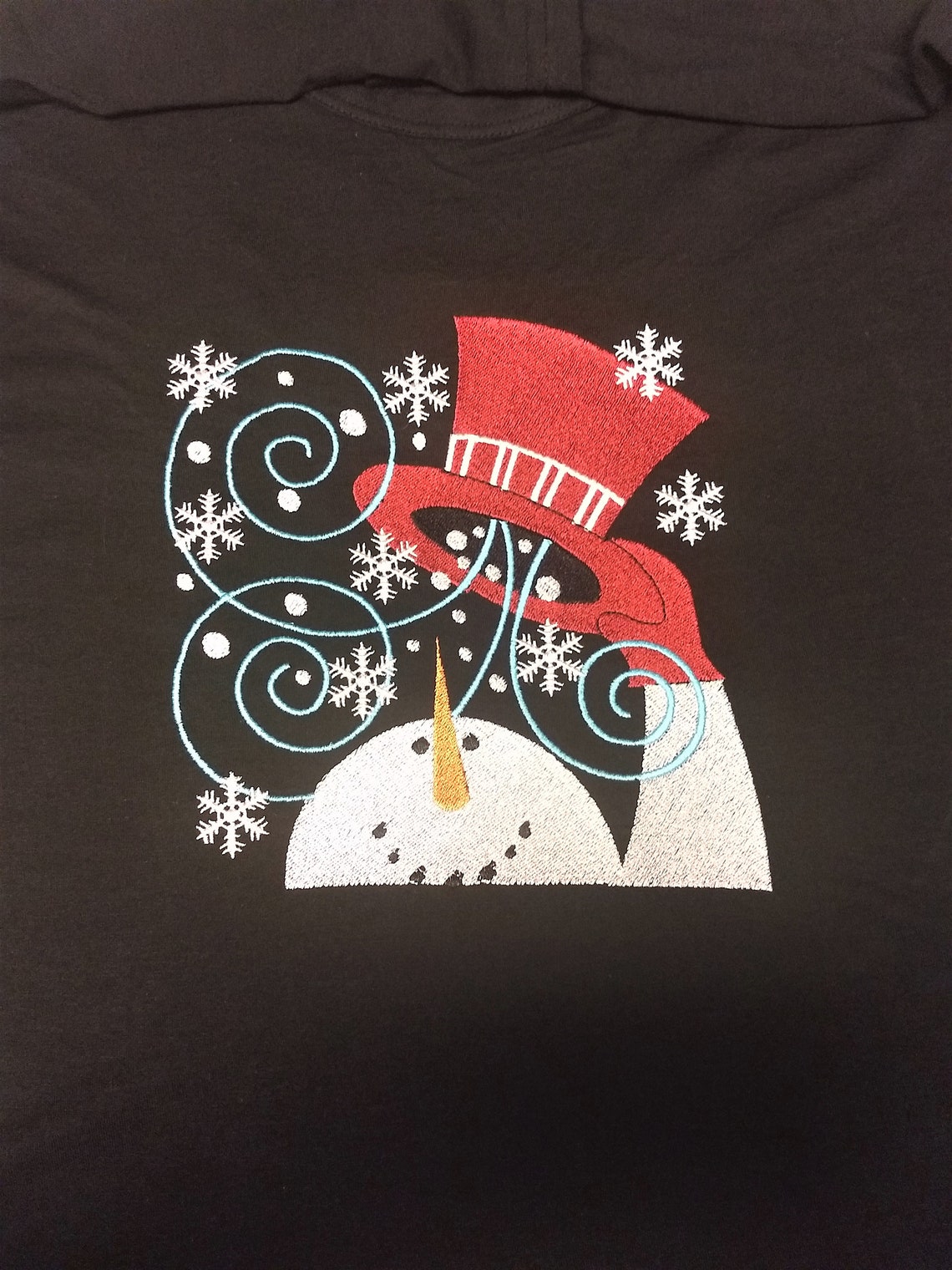 Snowman Embroidery Design this is a Digital Download for | Etsy