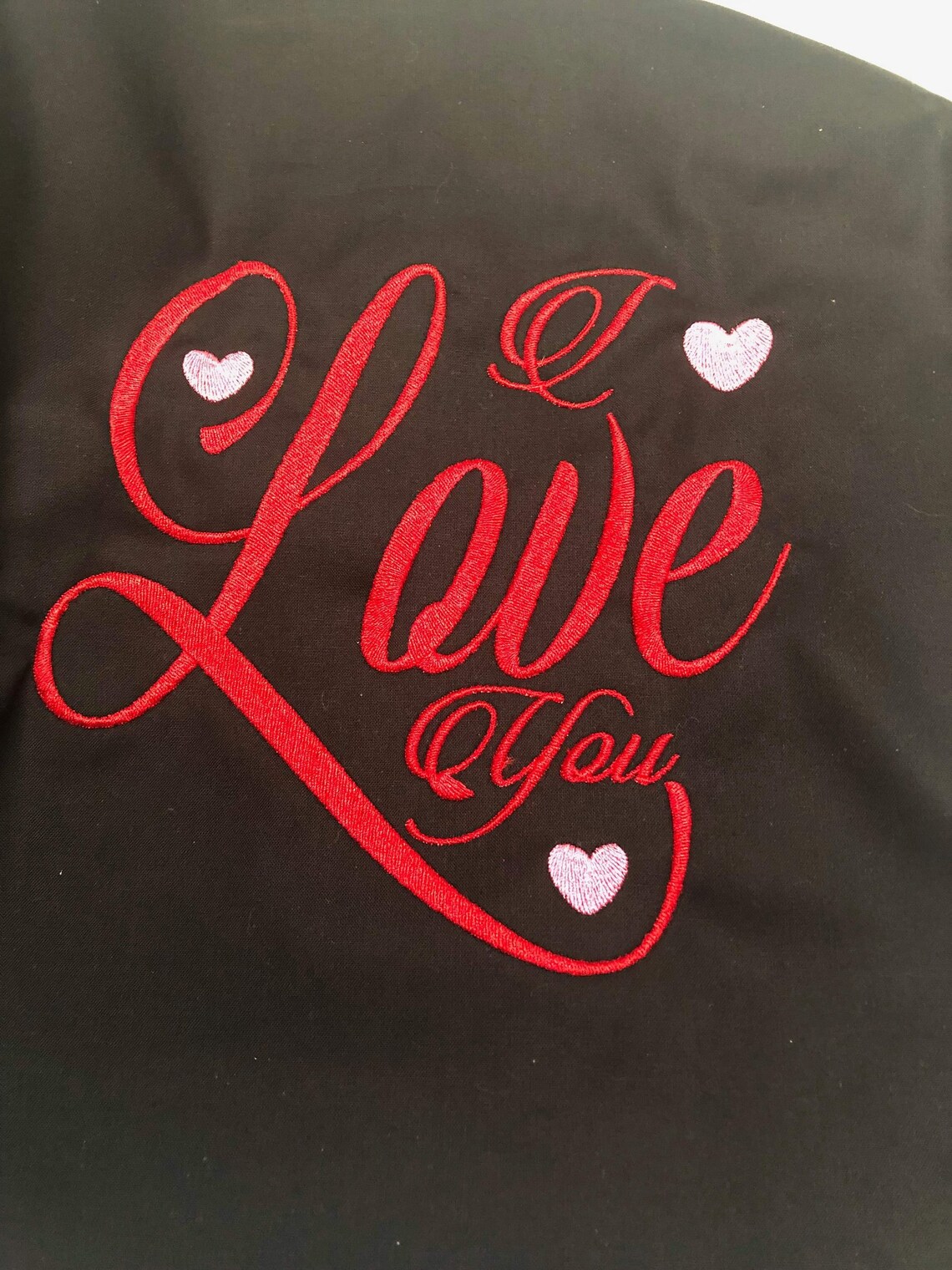 I Love You Machine Embroidery Design This is a Digital | Etsy