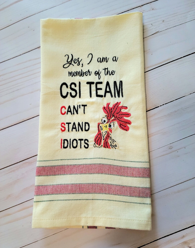 CSI Team Chicken- ****this is a Digital Download of a Design for Use on ...