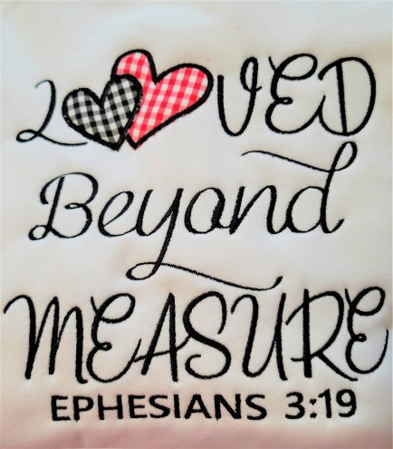 Loved Beyond Measure Christian Sayings Bible Verse - Etsy