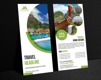 Multipurpose Rack Card Dl Flyer Interior Design Rack Card | Etsy