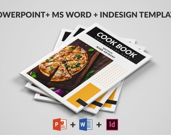 Cookbook Powerpoint Template - Etsy