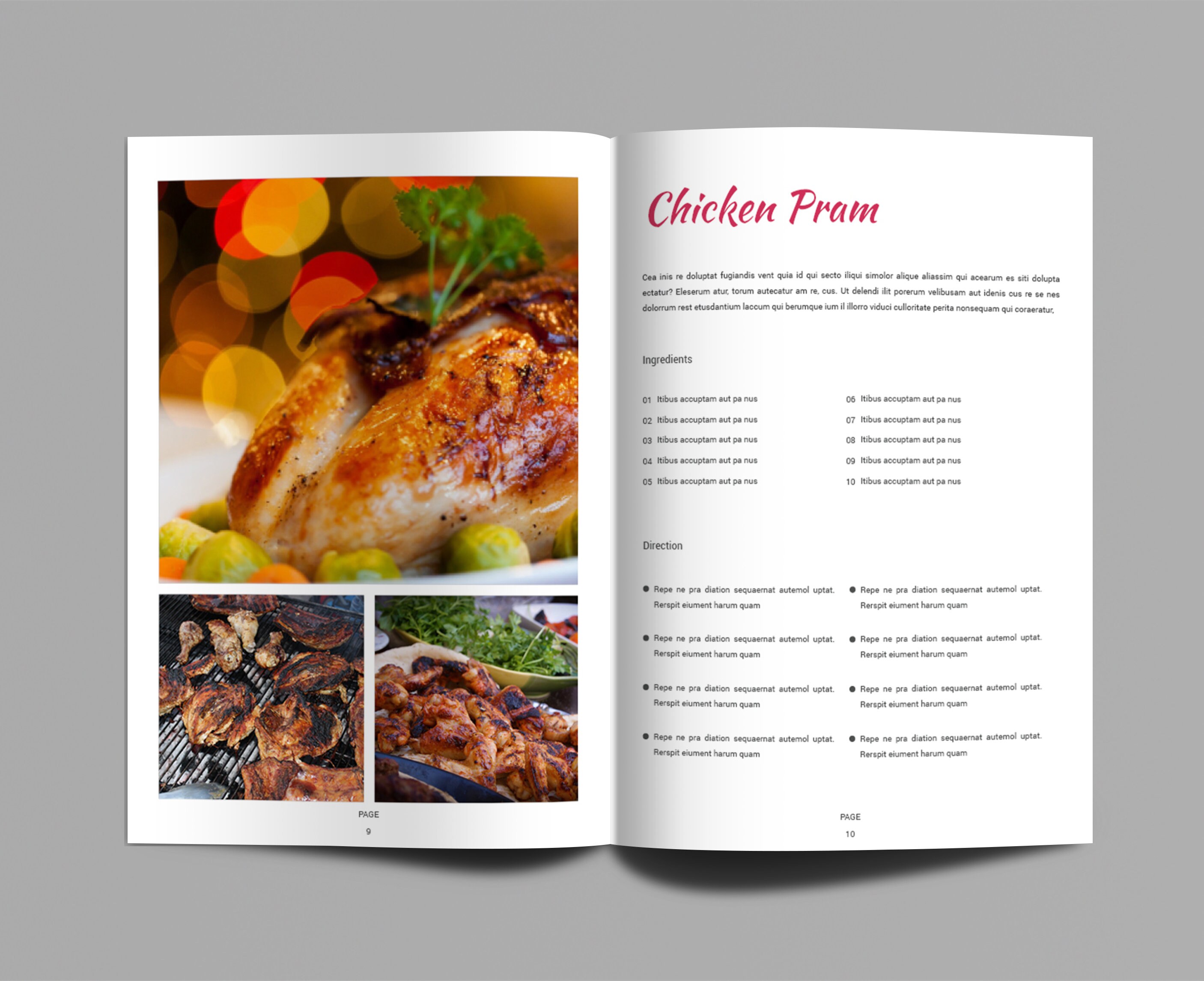 Recipe Book Recipe Template Recipe Book Template - Etsy