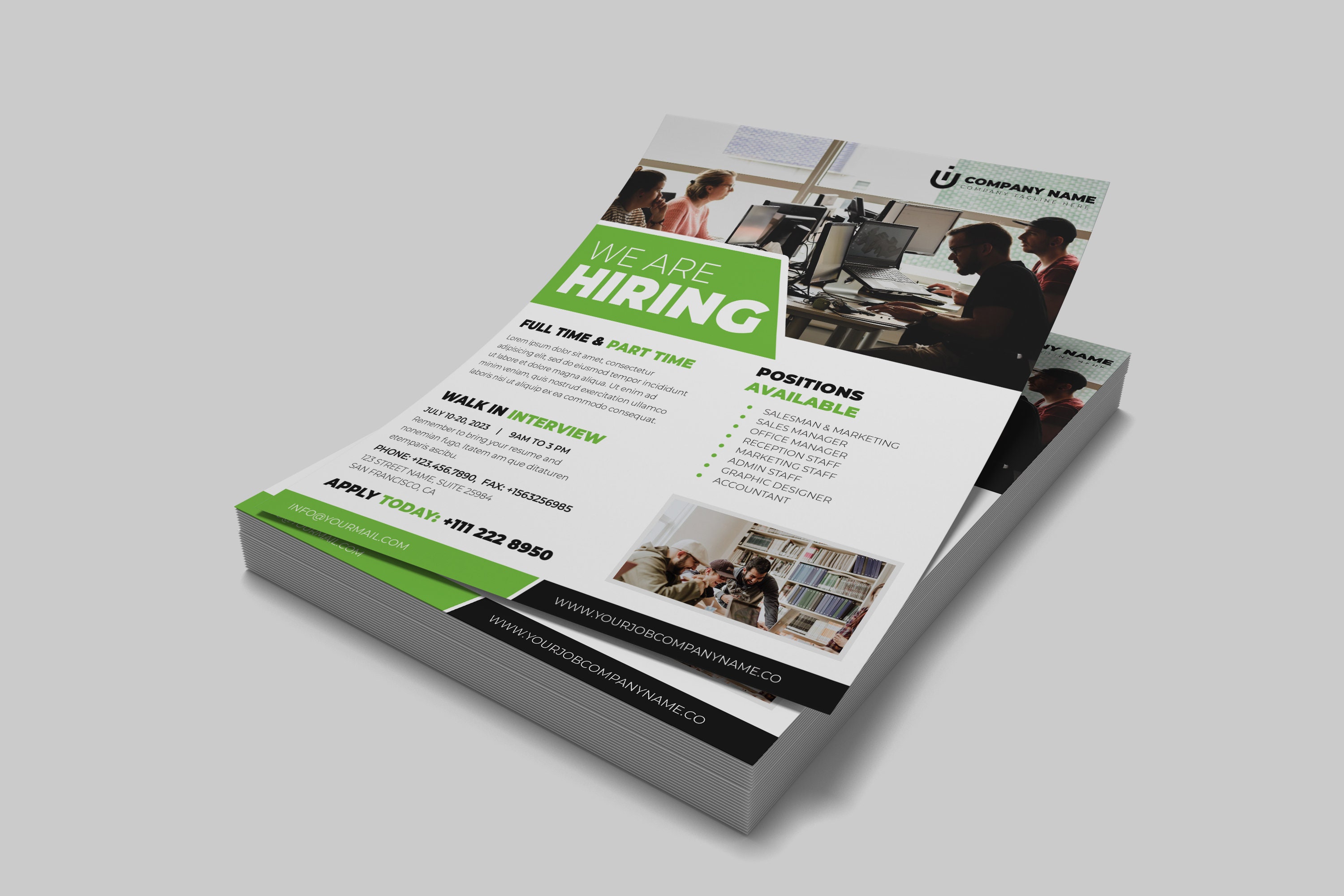 Job Vacancy Flyer Template We Are Hiring Flyer Job - Etsy