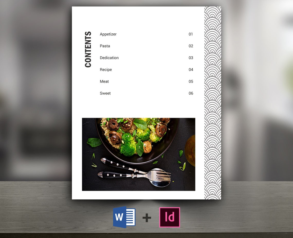 Recipe Book Template Cookbook template Editable Recipe | Etsy