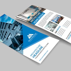 Multipurpose Rack Card Dl Flyer Interior Design Rack Card Architecture ...