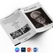 Black & White Funeral Program Template Funeral Program Template Word ...