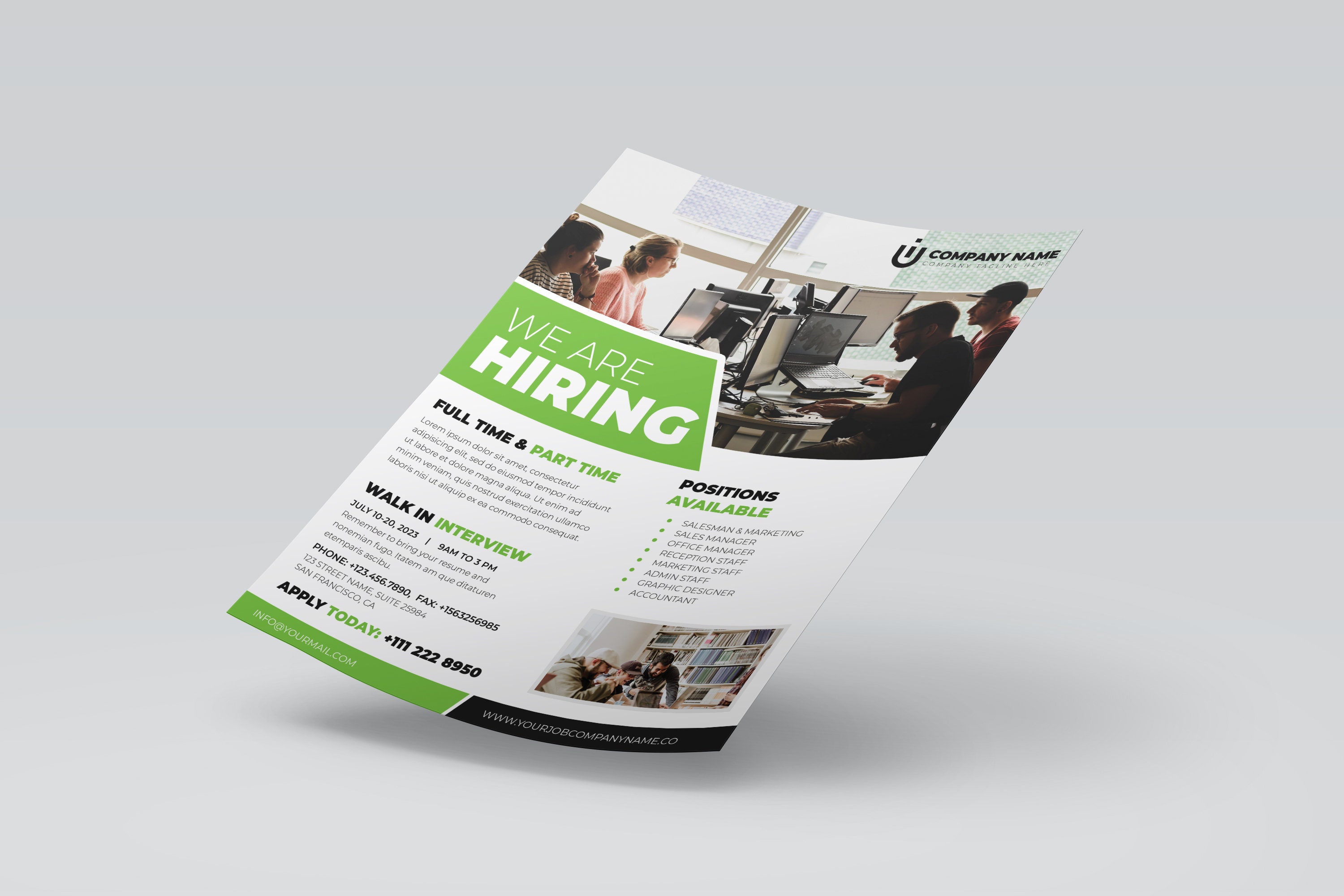 Job Vacancy Flyer Template We Are Hiring Flyer Job - Etsy
