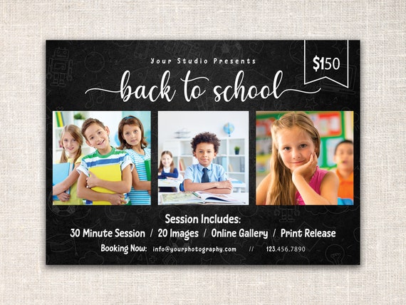 Back to School Mini Session Template Back to School Sessions - Etsy