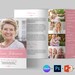 Pink Funeral Program Template Funeral Program Template Word - Etsy
