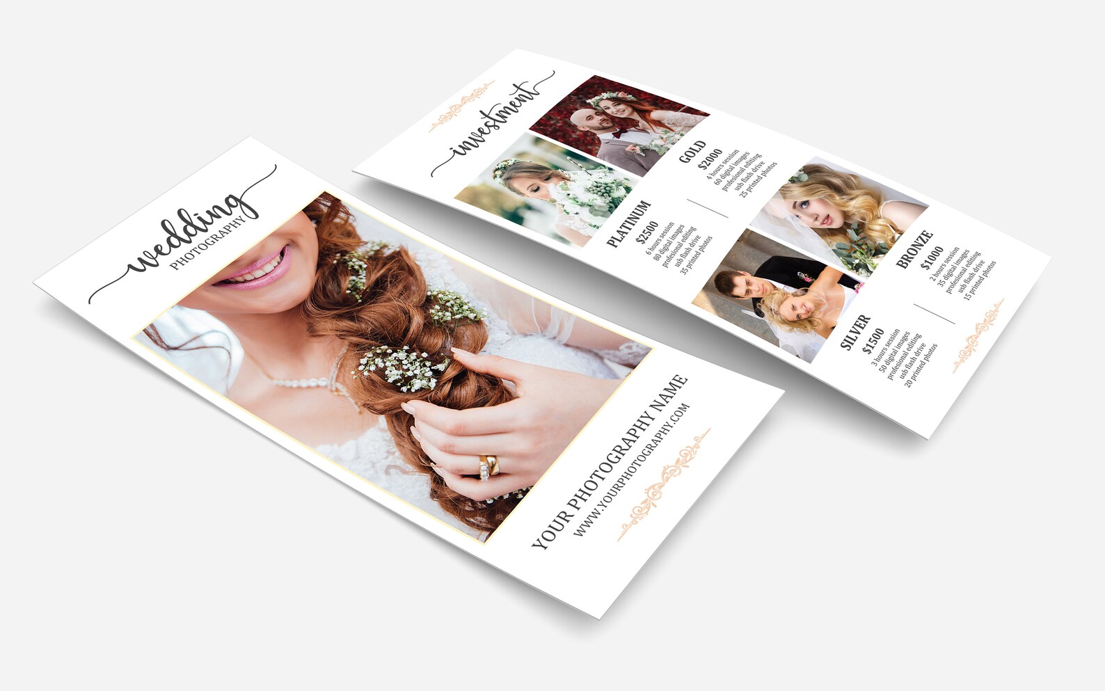 Photography Rack Card Template Photography Pricing Guide - Etsy