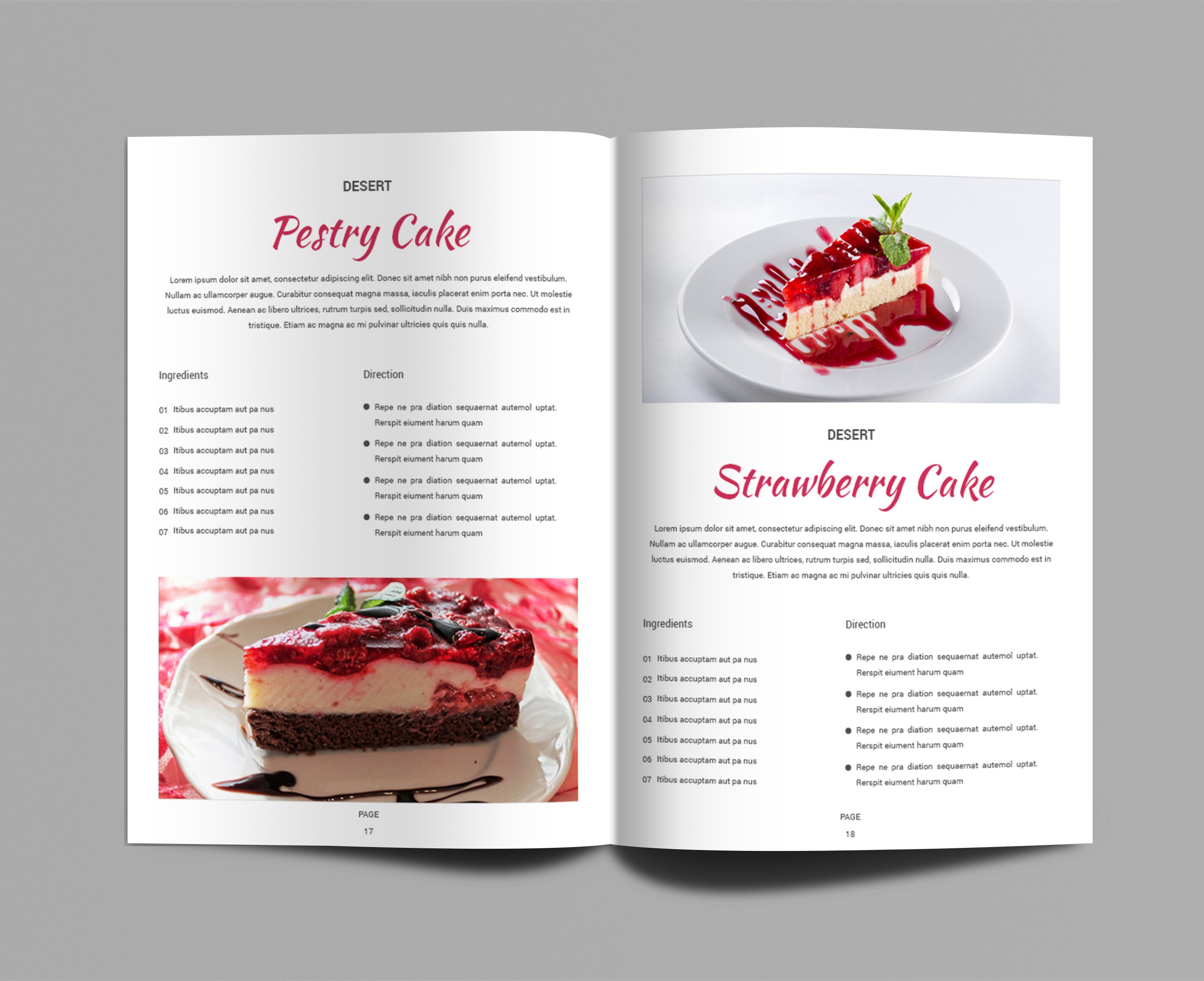 Recipe Book Recipe Template Recipe Book Template - Etsy