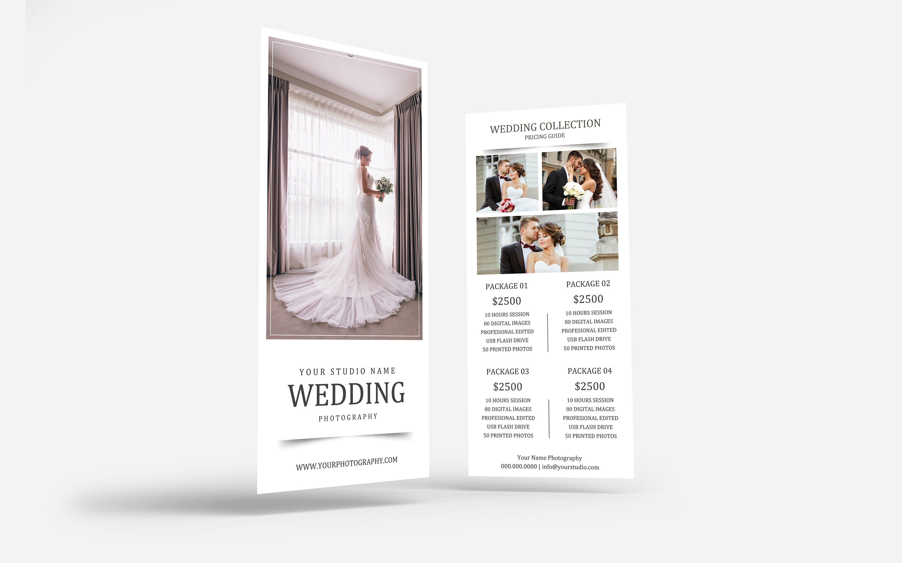 Photography Rack Card Template Photography Pricing Guide - Etsy