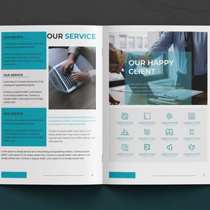Company Profile Brochure Template Business Brochure Corporate Brochure ...